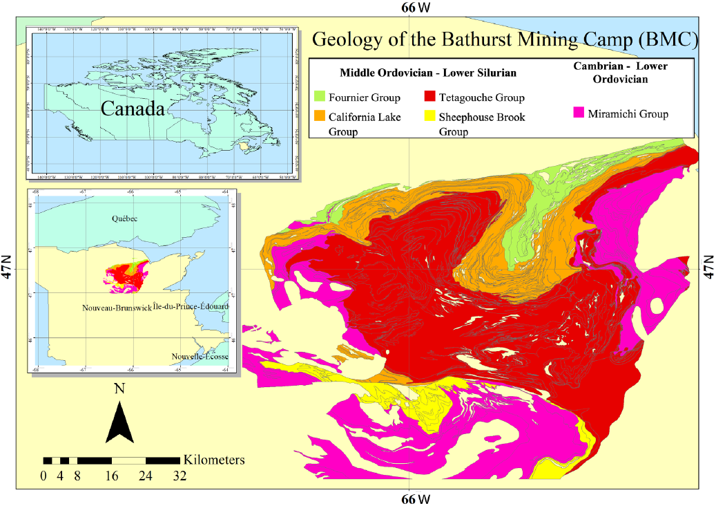 Interpretation of Regional Geophysical Data Acquired at the Bathurst ...