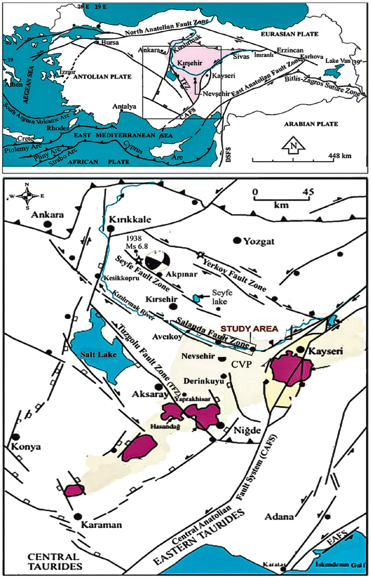Investigation of Salanda Fault Zone, between Yesiloz and Gumuskent ...