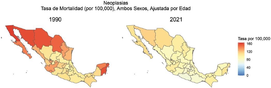Análisis de la mortalidad por cáncer en México utilizando los ...