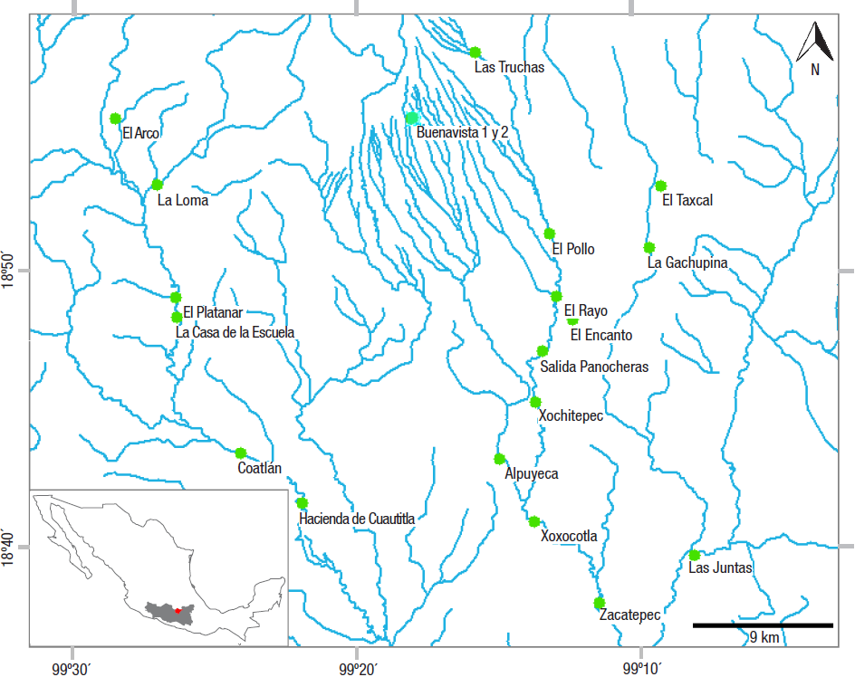 Ensambles de macroinvertebrados acuáticos relacionados con diversos ...