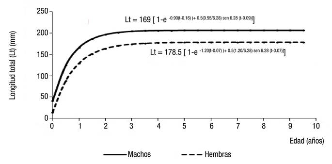 Patrones de crecimiento y proporción de sexos de la jaiba Callinectes ...