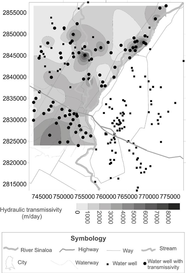 Determination of hydraulic transmissivity in coastal aquifer by optimal ...