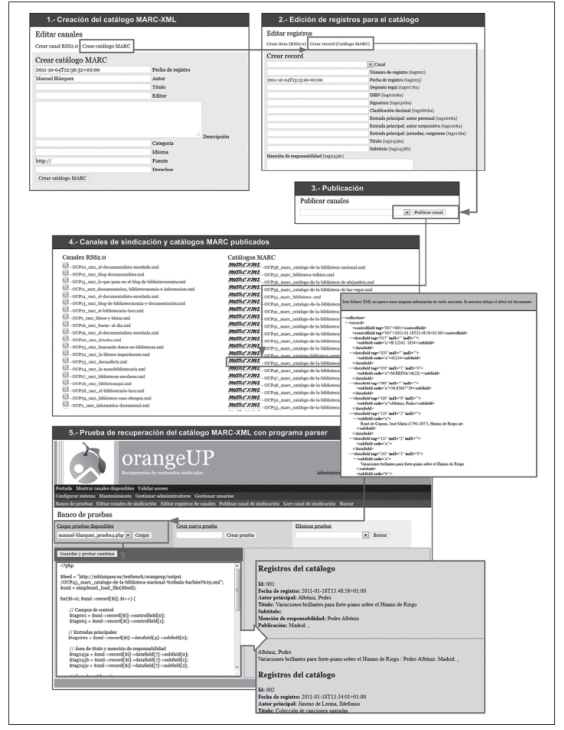 Redifusión de catálogos bibliográficos en MARC-XML