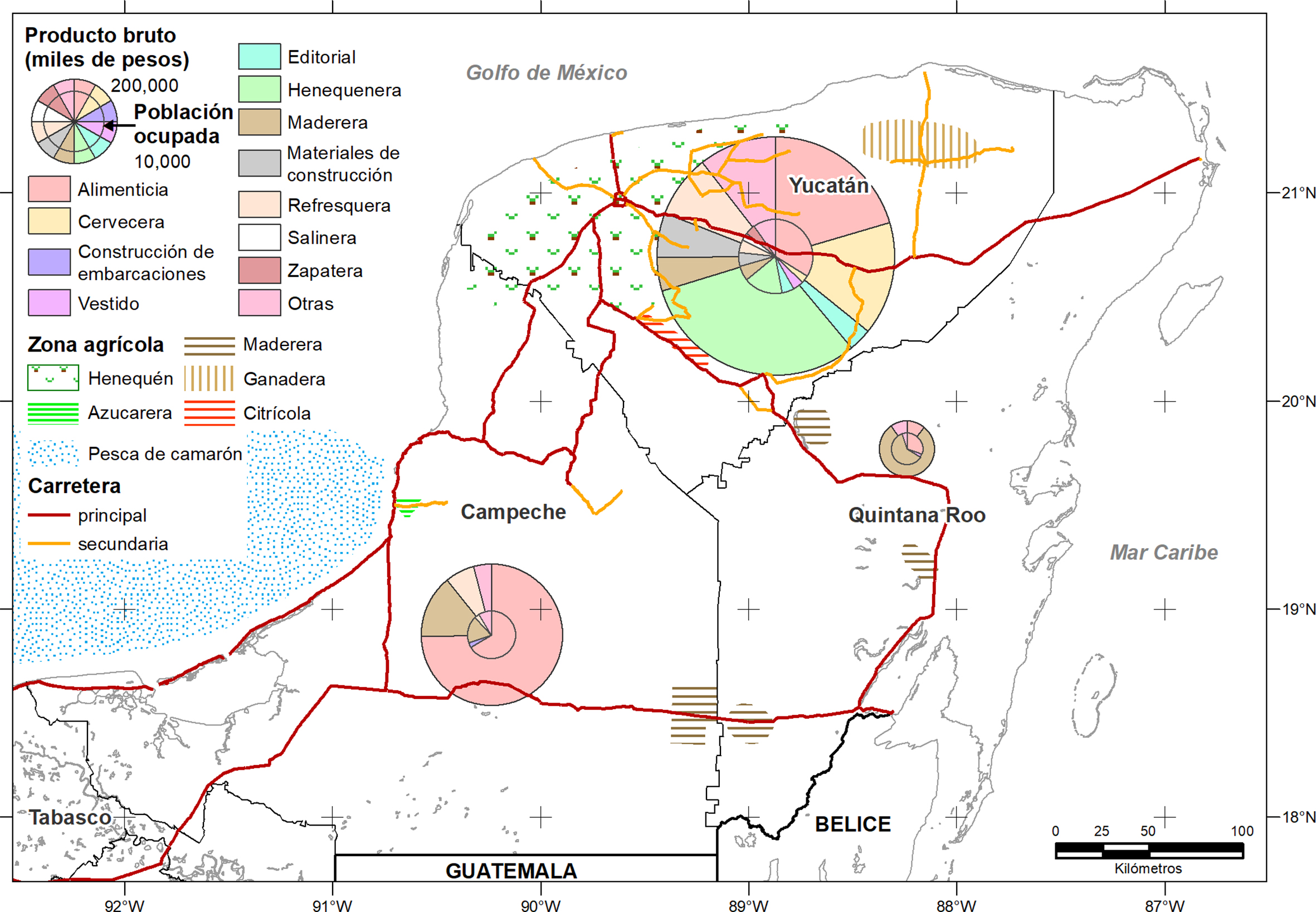 Representaciones cartográficas de la turistificación de la península de ...