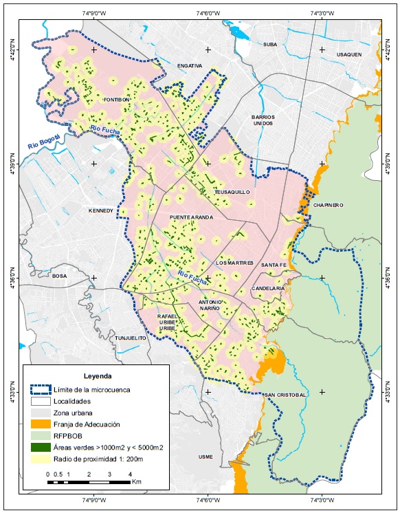 Análisis del paisaje de la microcuenca del río Fucha en la ciudad de ...