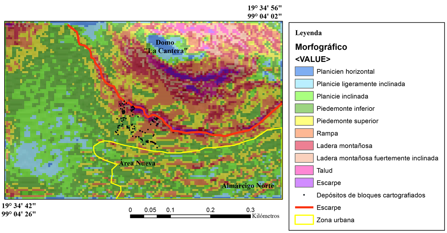 Inventario de caídas de rocas, análisis estadístico y mapeo ...