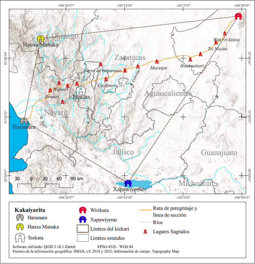 El territorio wixarika y la regionalización del espacio a partir del ...