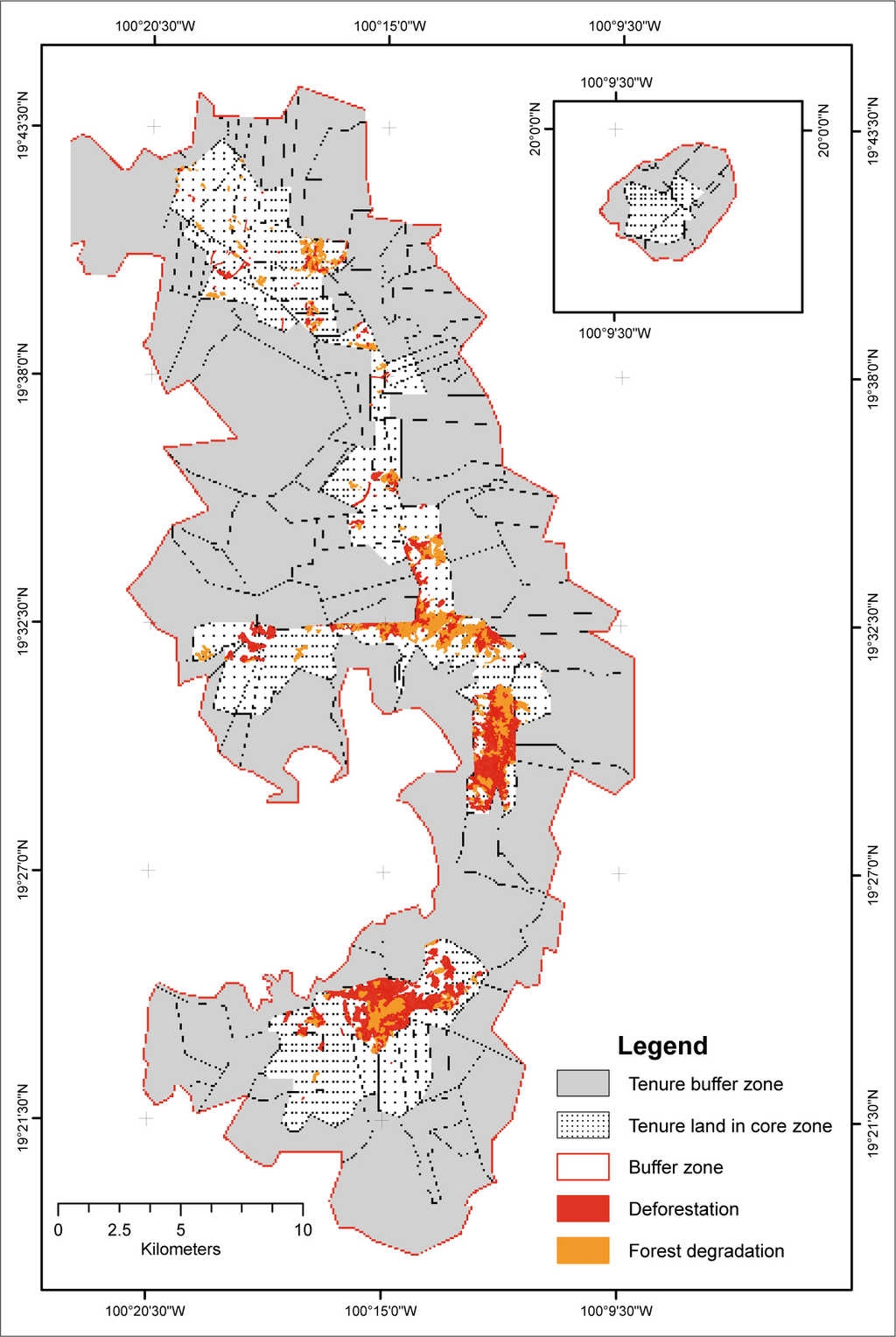 Monitoring changes of forest canopy density in a temperature forest ...