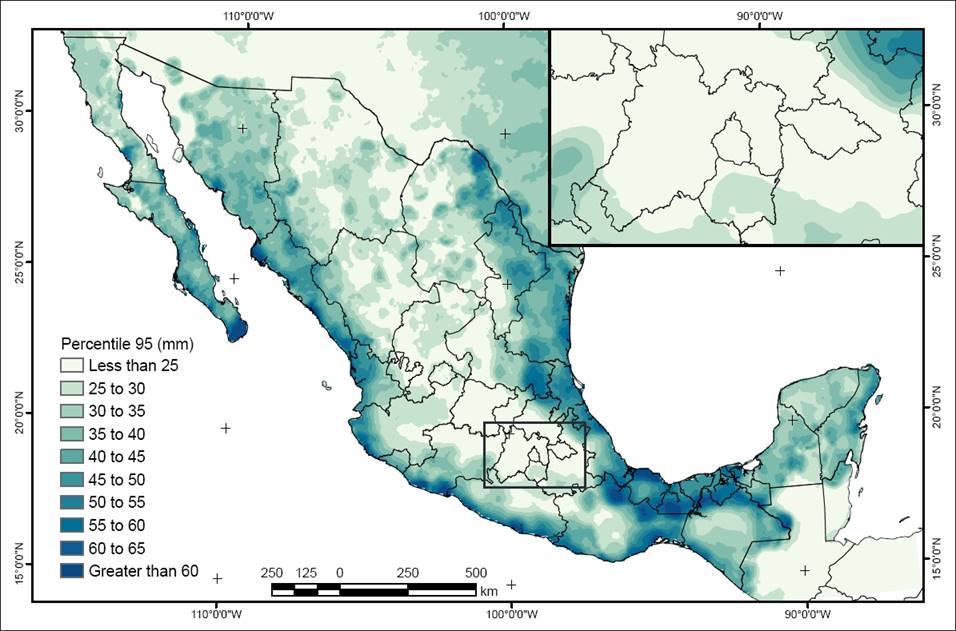 Vulnerability and risk to intense rainfall in Mexico: The effect of ...