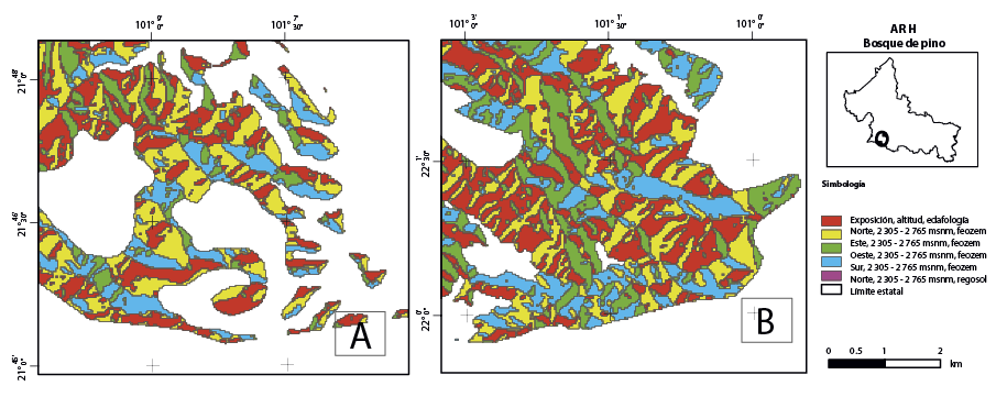 Zonificación forestal bajo el concepto de Áreas de Respuesta Homogénea ...