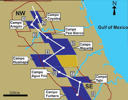Prograding low-density turbidite systems and oil traps at the Lower ...