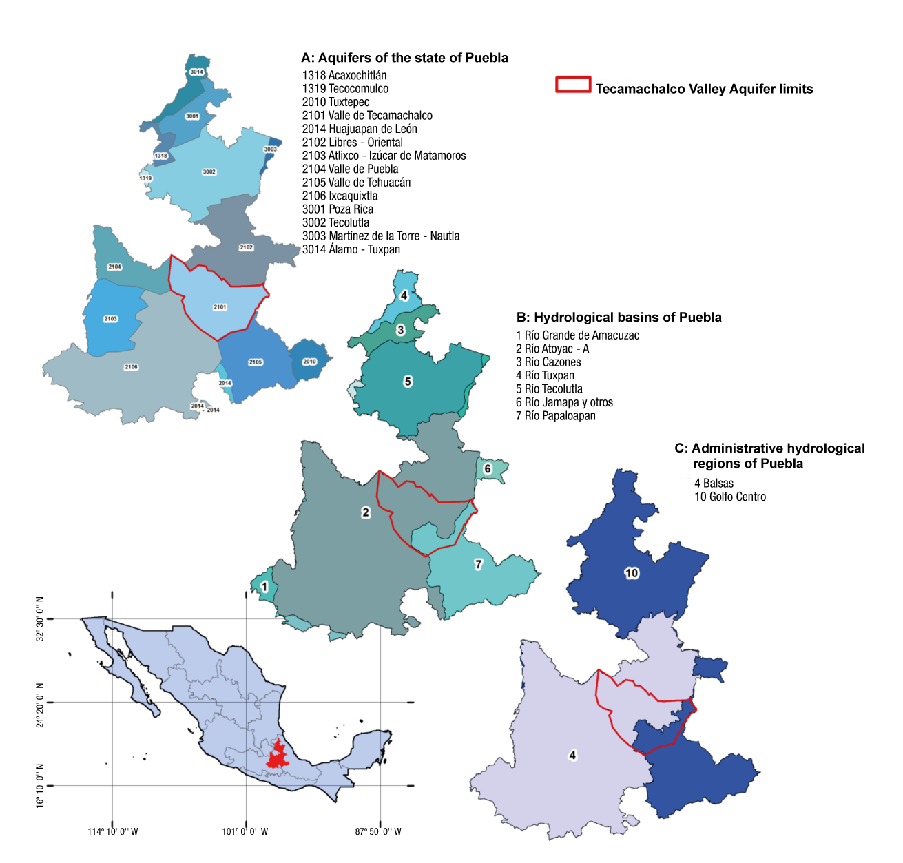 Temporal variability of the groundwater level in the Tecamachalco ...