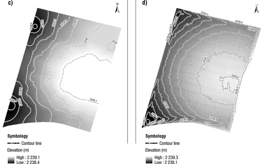 Reliability assessment of three topographic methods for generating digital elevation models (DEMs)
