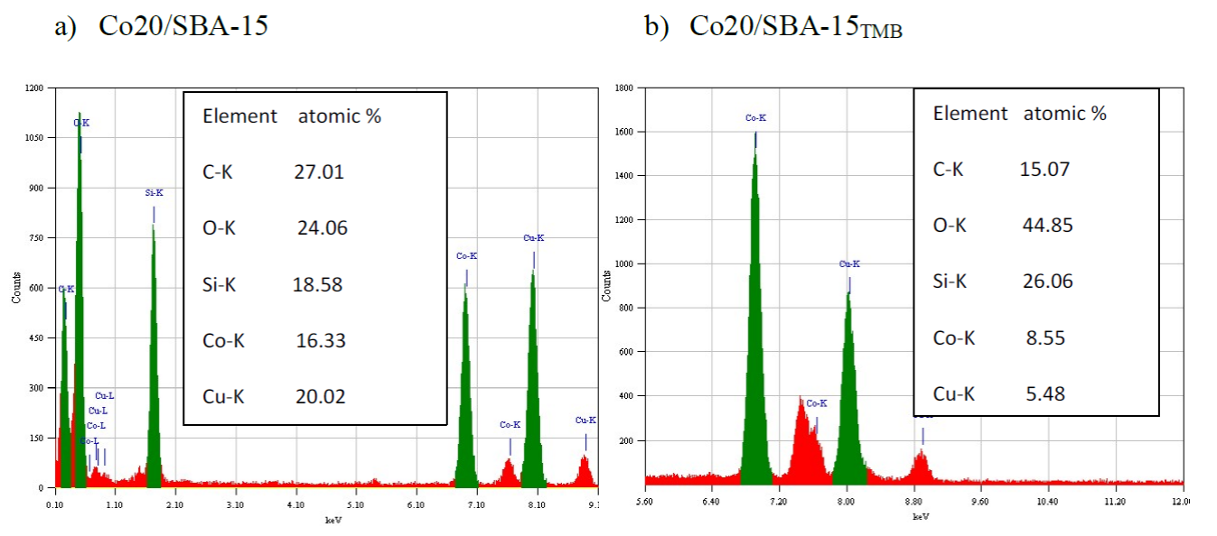 Co/SBA-15 modified with TMB in the degradation of phenol