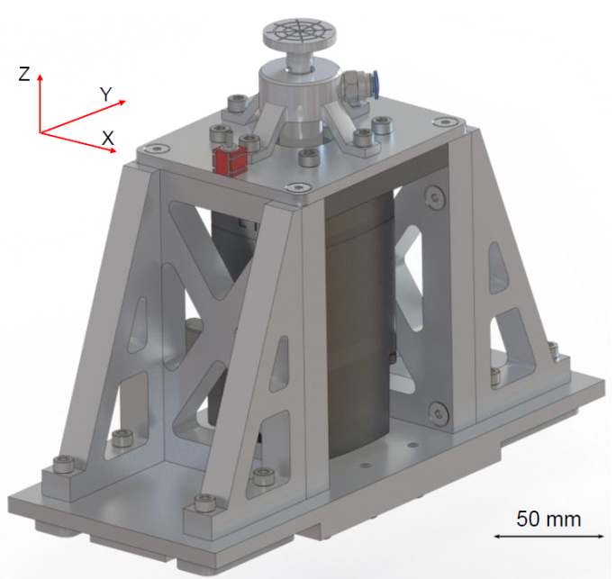 Development of a bearing-free, low-vibration vacuum chuck for a spin ...