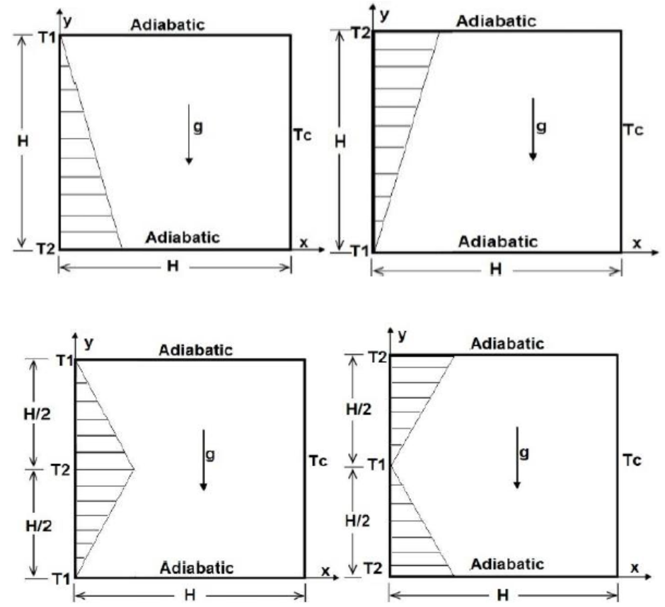 Effect of linearly varying heating inside a square cavity under natural ...