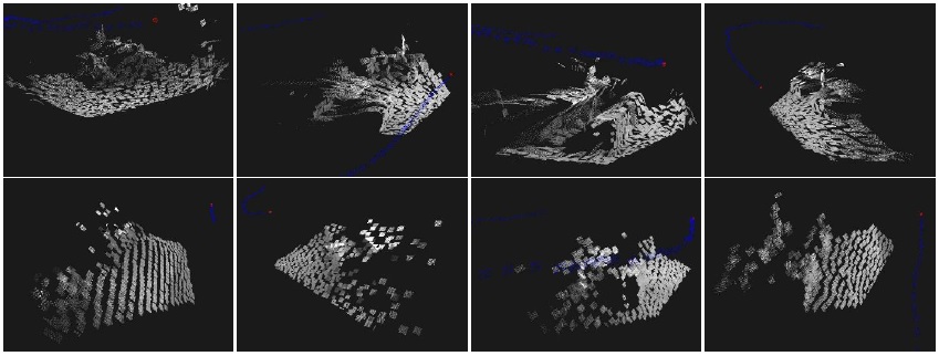 Dense monocular simultaneous localization and mapping by direct surfel ...