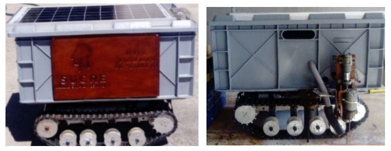 Mobile crawler robot for seed sowing and route planning through neuro ...