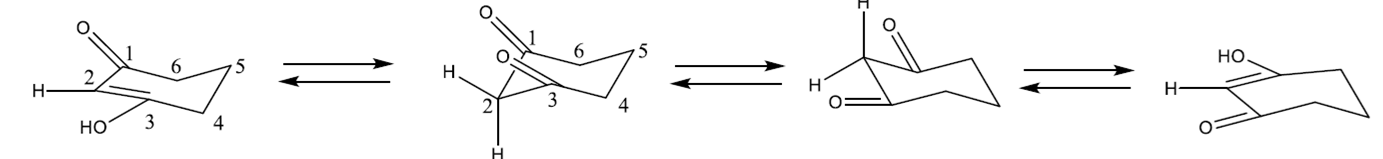 The Inversion Process of 1,3-cyclohexanedione