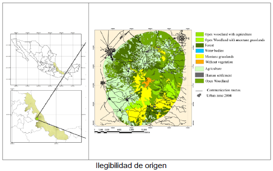 Dynamics of land use and land cover in a Mexican national park