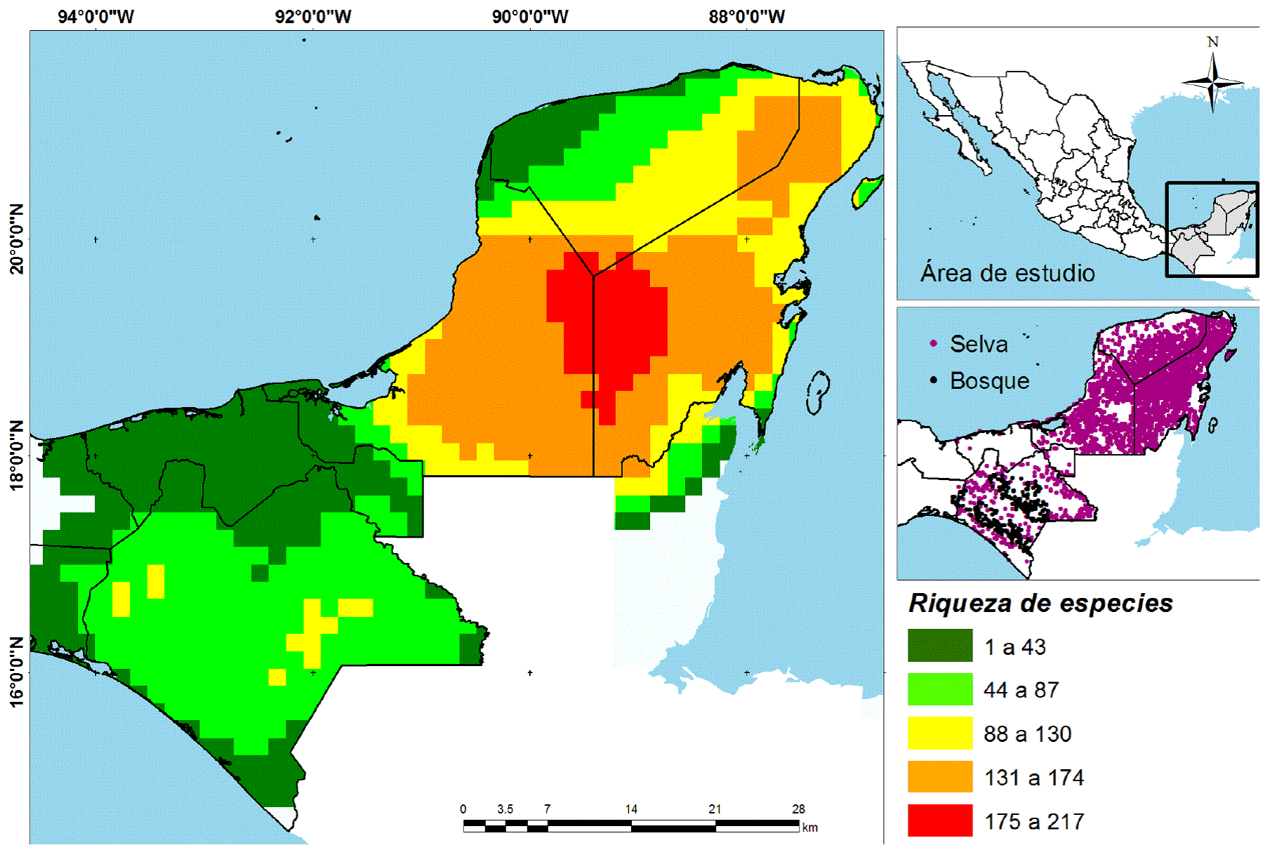 Relación entre la riqueza de especies arbóreas y el cambio climático en ...