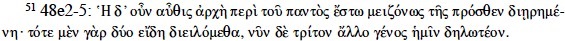 Principios en el Timeo de Platón (48a7-e1)