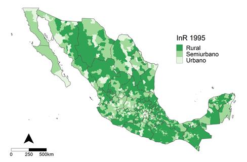 Ruralidad en México, 1995-2015: uso en políticas públicas