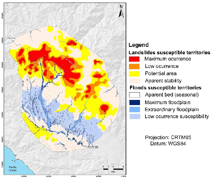 Landslides and floods zonation using geomorphological analyses in a ...