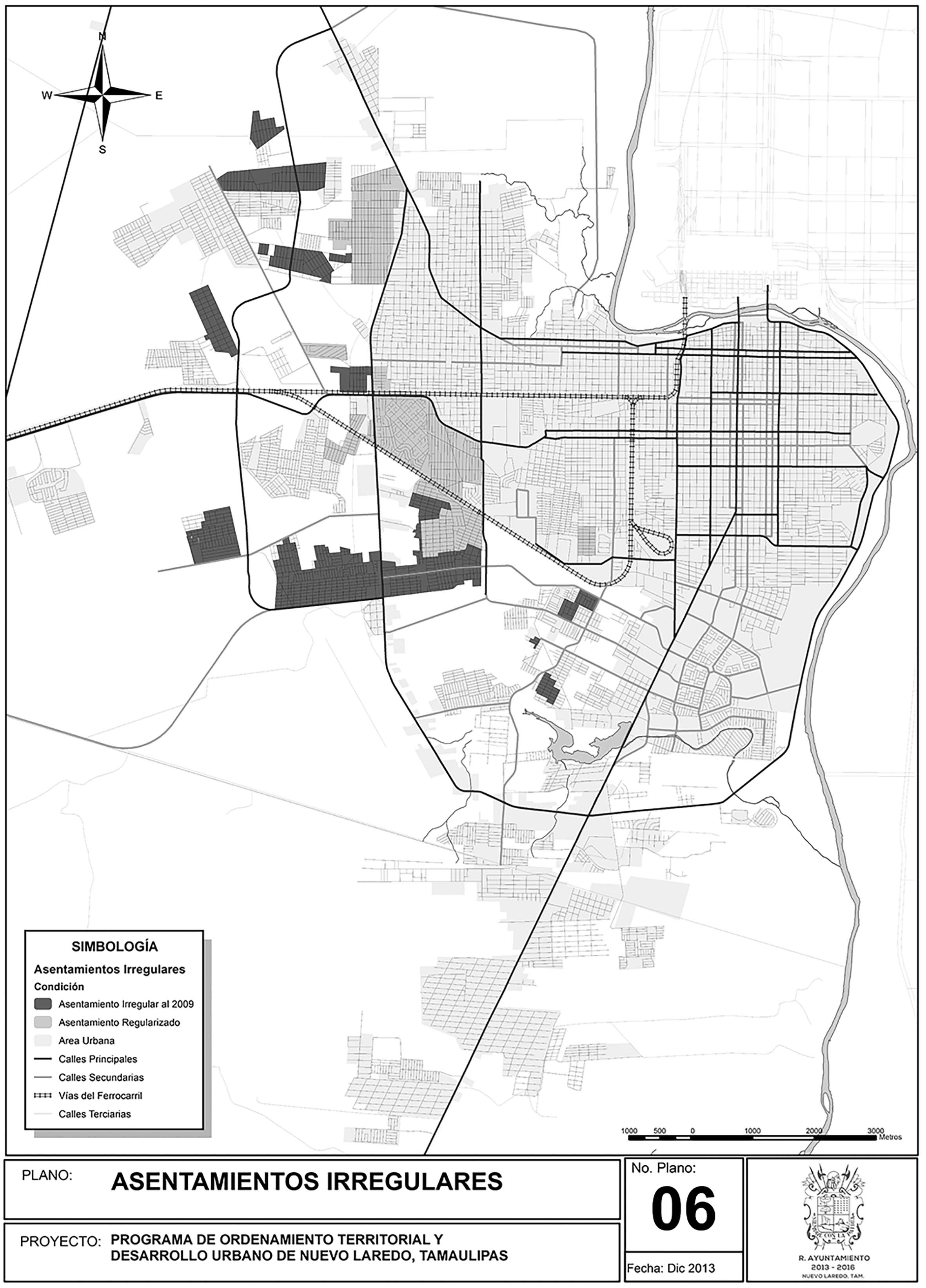 Vector PDF Map Of Nuevo Laredo, Mexico, 47% OFF