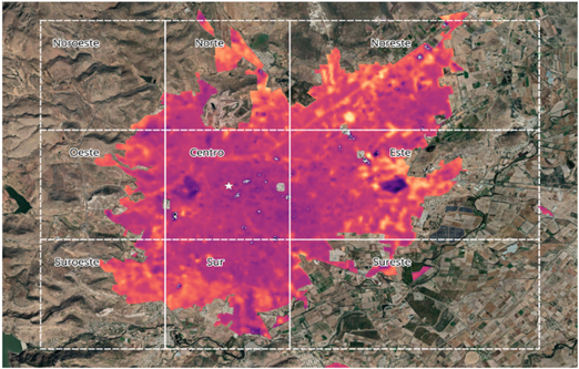 Análisis de la temperatura superficial en las áreas verdes de la ciudad ...
