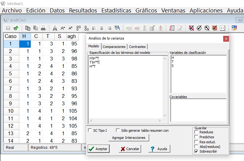 Submuestreo balanceado en experimentos monofactoriales usando InfoStat ...