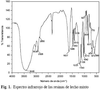 Termodegradación de resinas agotadas de intercambio iónico de lecho mixto