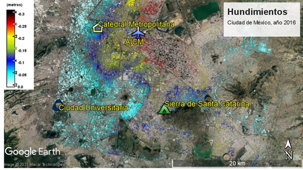 Análisis de asentamientos súbitos por sismo y subsidencia en la Ciudad ...