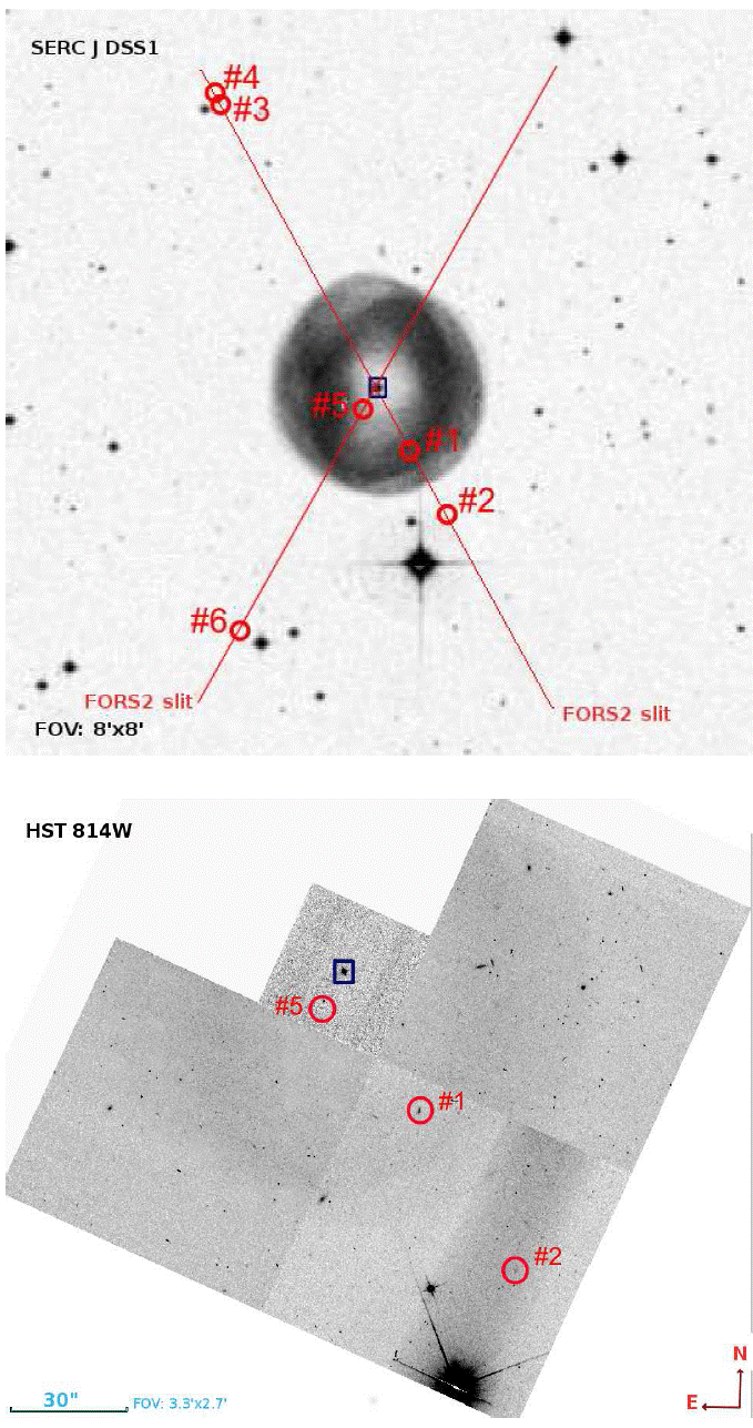 Emission line galaxies behind the planetary nebula IC 5148: Potential ...