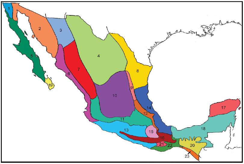 Regionalización biogeográfica y evolución biótica de México ...