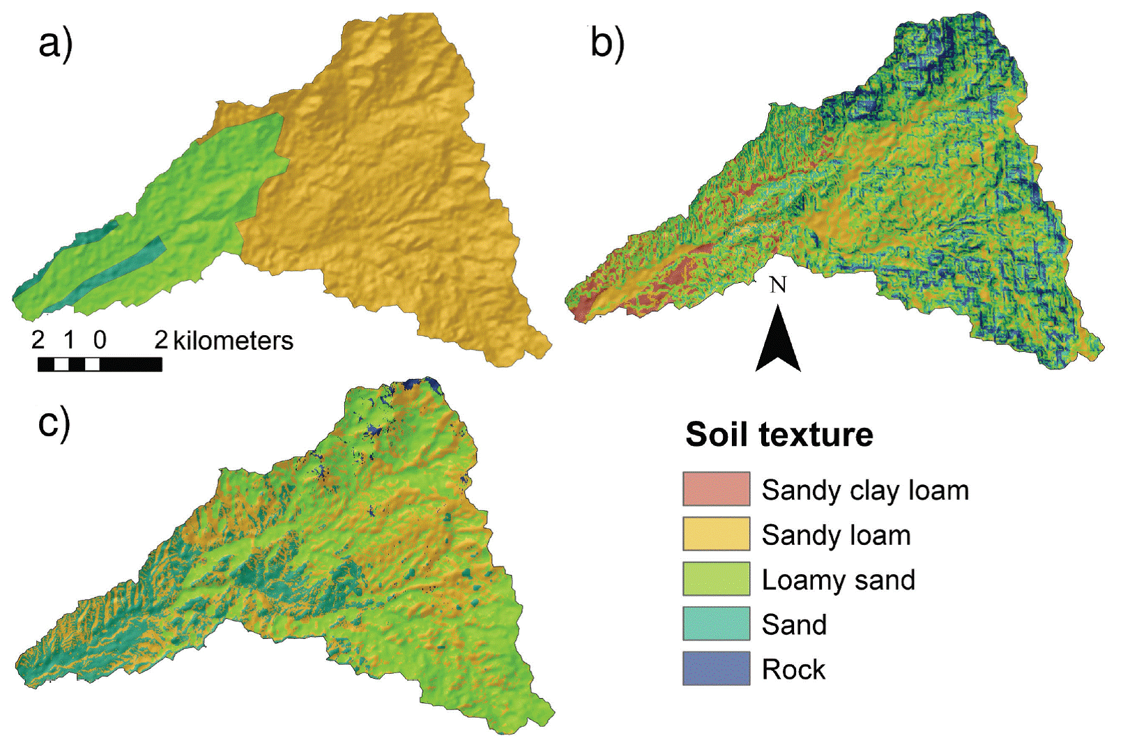 Impact of spatially-variable soil thickness and texture on simulated ...
