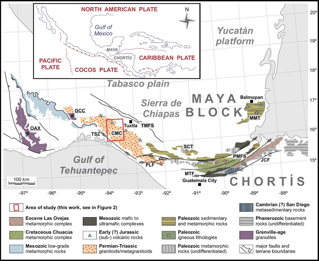New fission-track results from the northern Chiapas Massif area, SE ...