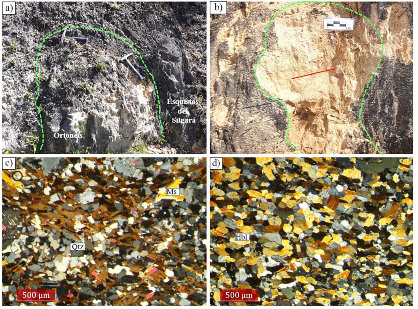 Petrología y geoquímica de los Ortoneises aflorantes en los sectores ...