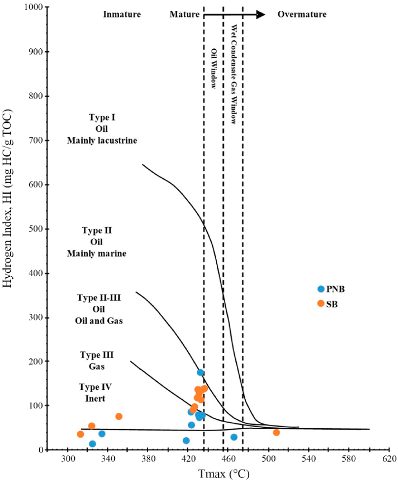 Organic richness and source rock potential of the La Peña Formation in ...