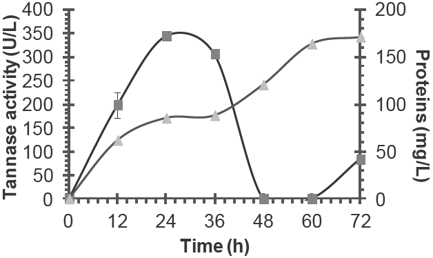 Tannase production by the xerophilic Aspergillus niger GH1 strain and ...