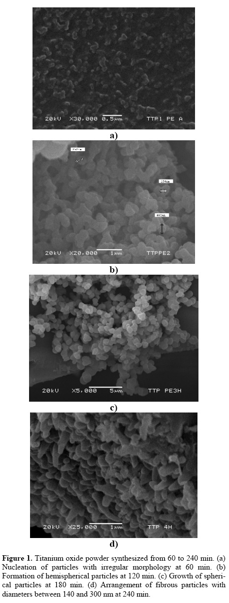 Synthesis of titanium oxide nanoparticles by plasma