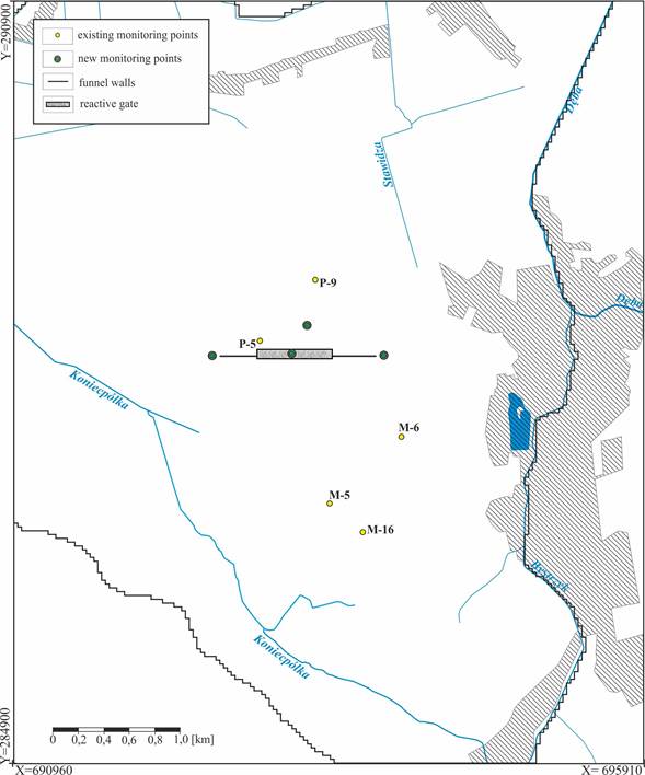 Designing a permeable reactive barrier to treat TCE contaminated ...