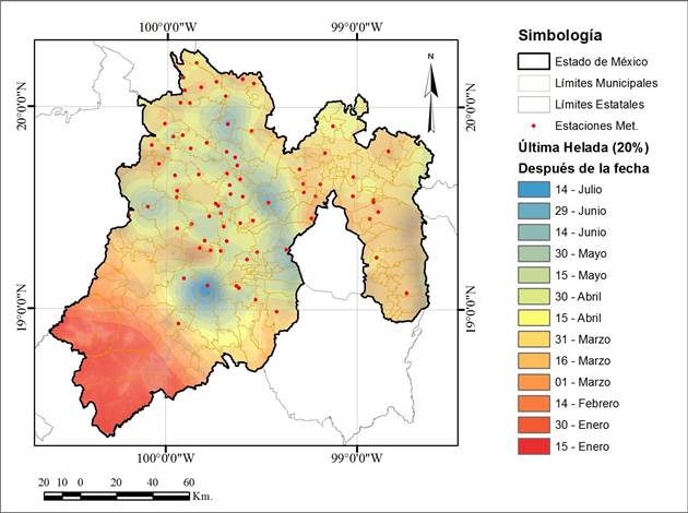 Estimación del riesgo de ocurrencia de heladas aplicando teoría de ...
