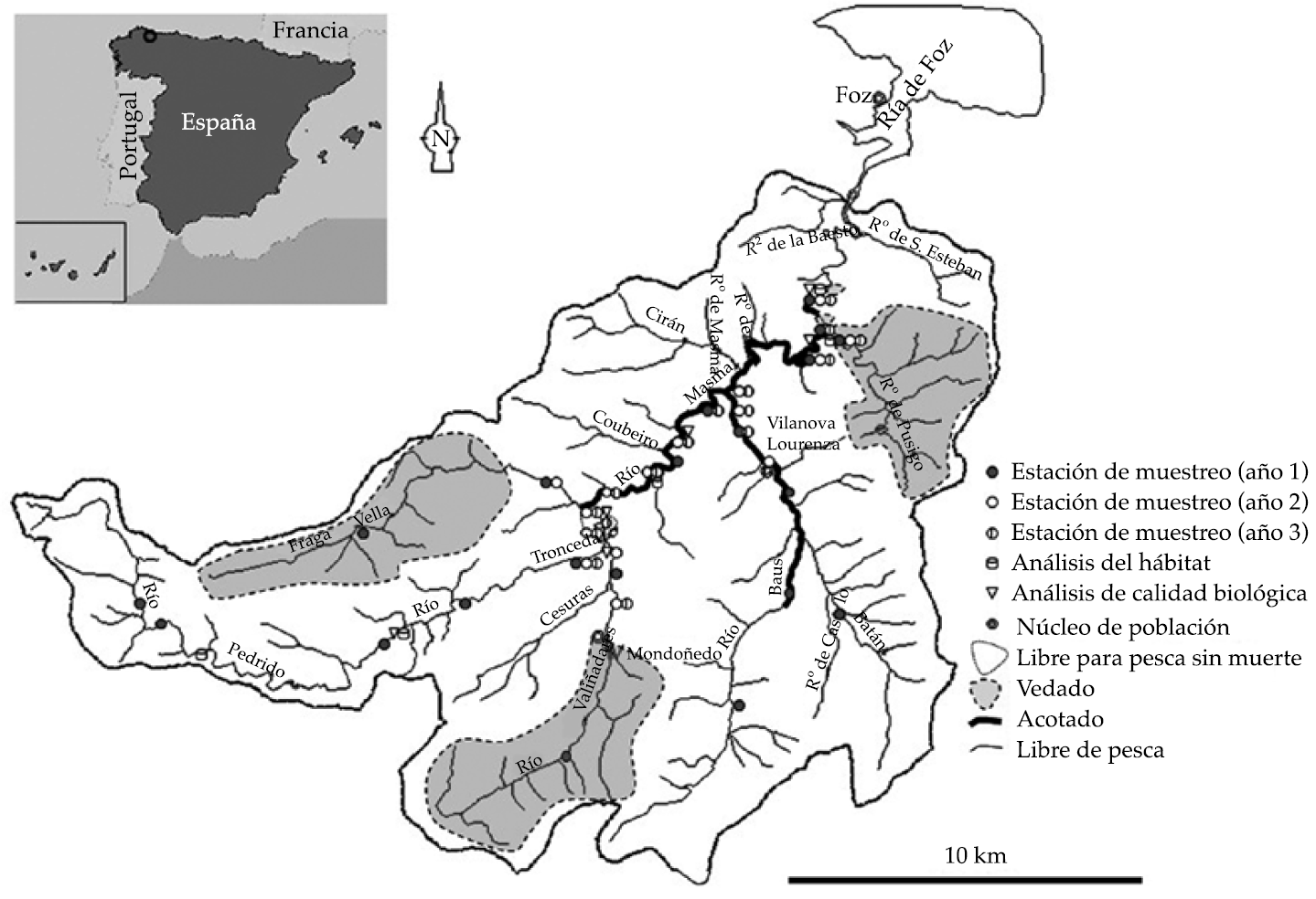 Poblaciones de peces del río Masma y afluentes (España). Propuestas de ...