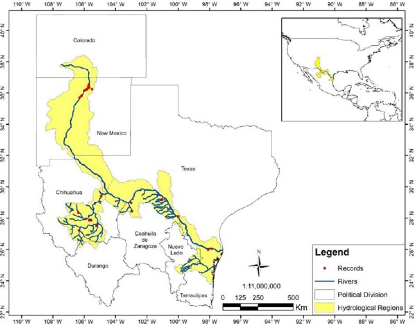 Identity and distribution of the Nearctic otter (Lontra canadensis) at ...