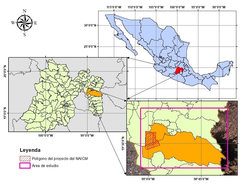 Cambio de uso de suelo por la construcción del NAICM en Texcoco, Estado ...