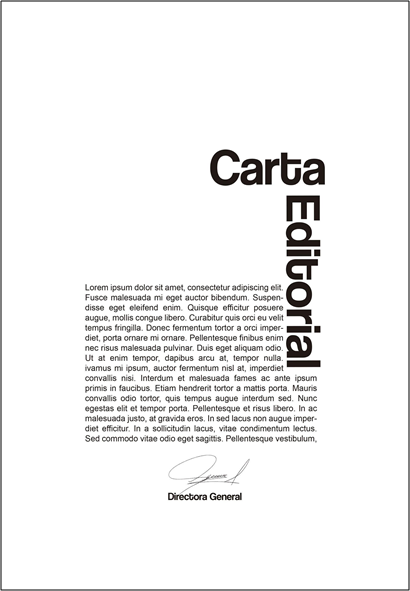 Retículas basadas en la naturaleza para el diseño de la carta editorial ...